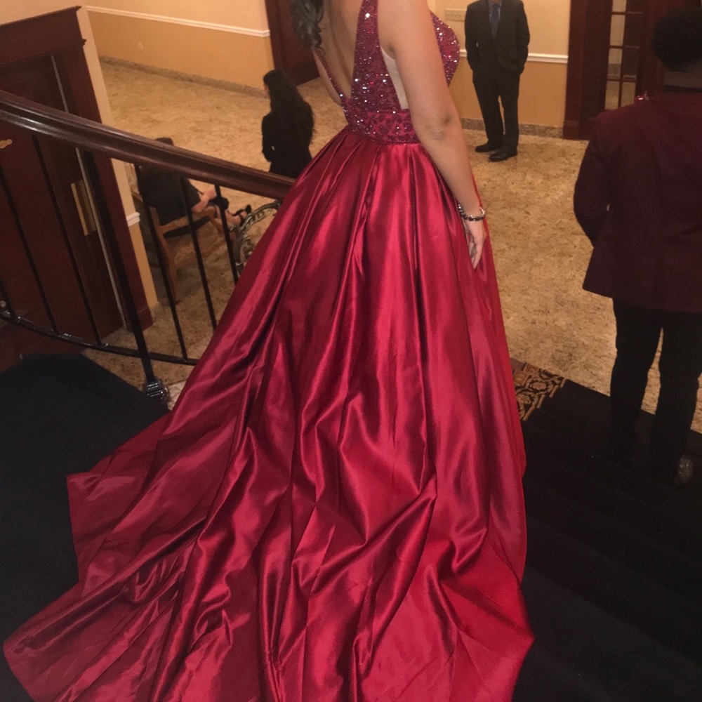 Red Vienna Prom Gown - Gem